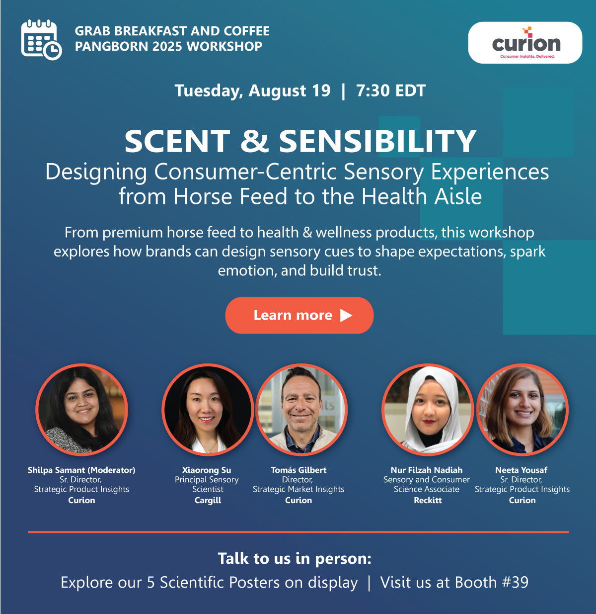Curion’s Sensory Science Highlights at Pangborn 2025 - Curion Insights